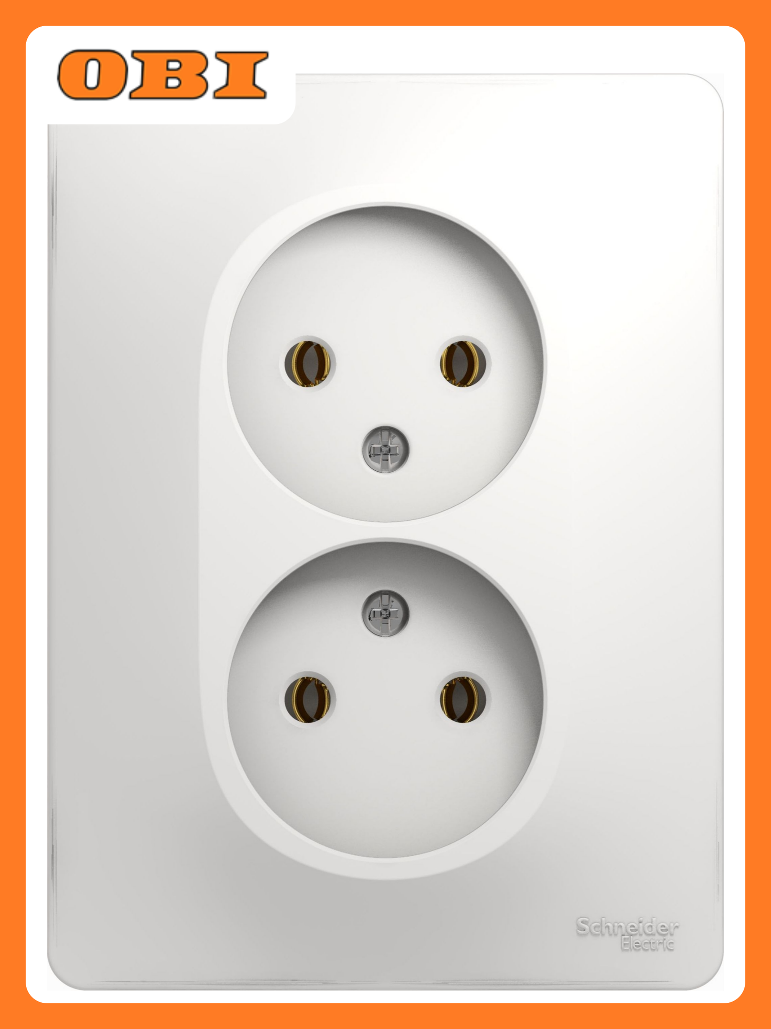 Розетка Schneider Electric Glossa GSL000120, белый, французский дизайн