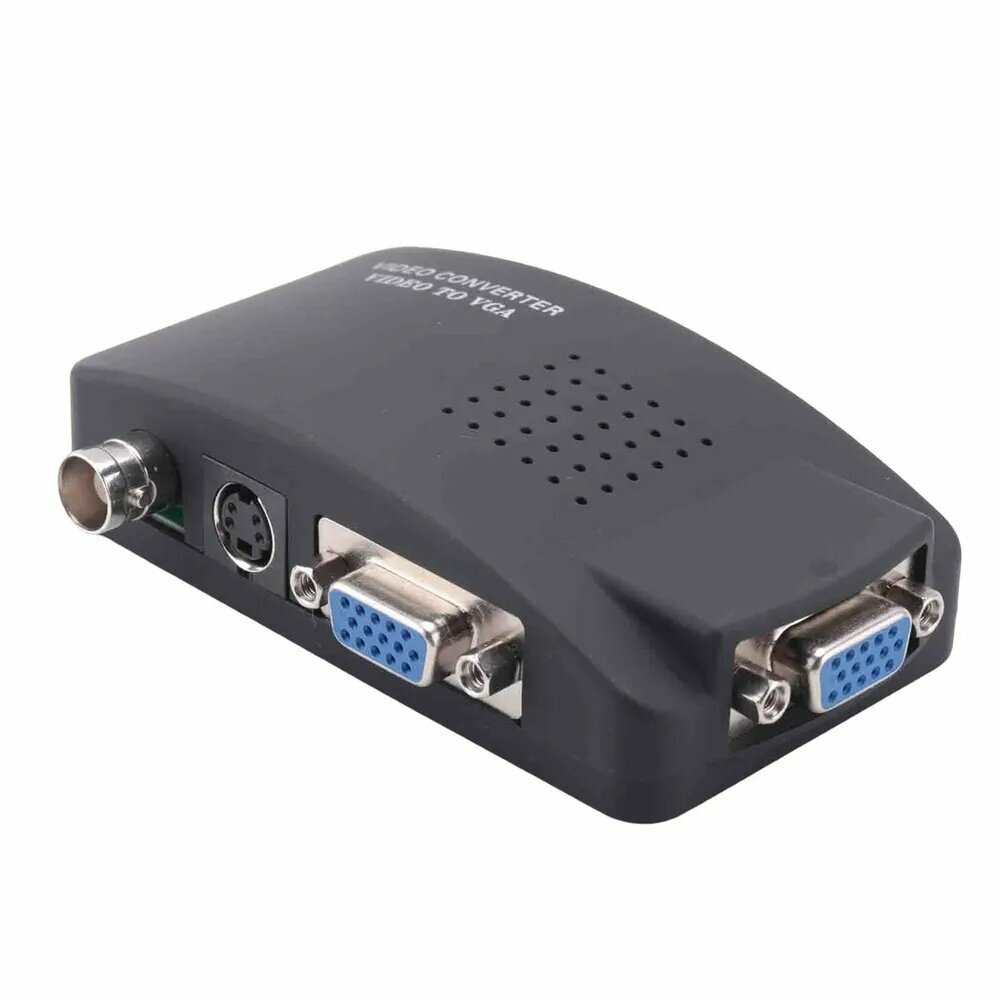 Продукция Конвертер Svideo AV в VGA Адаптер Composite CVBS in Out
