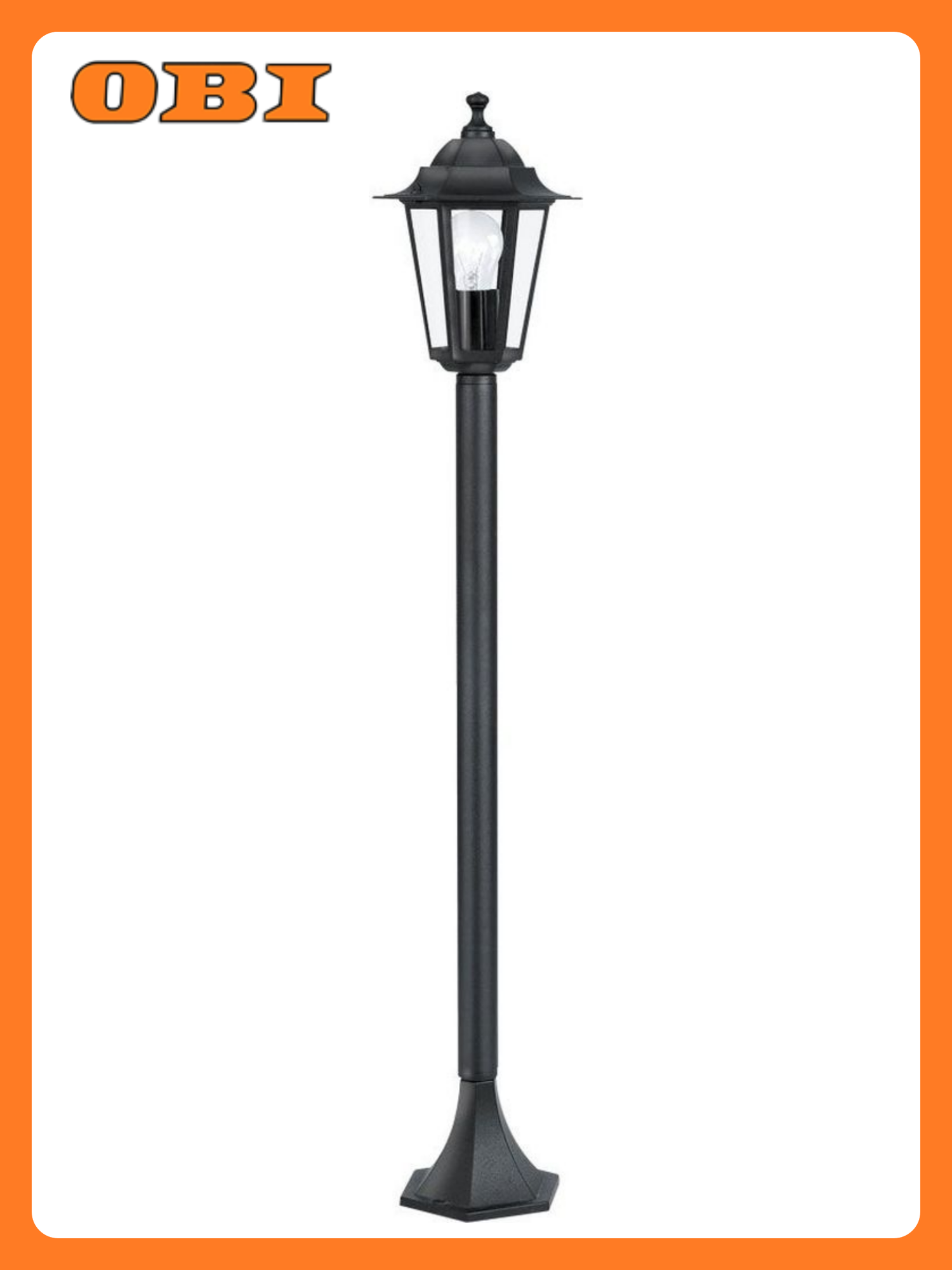 Уличный фонарь EGLO LATERNA 4 22144, напольный, современный дизайн