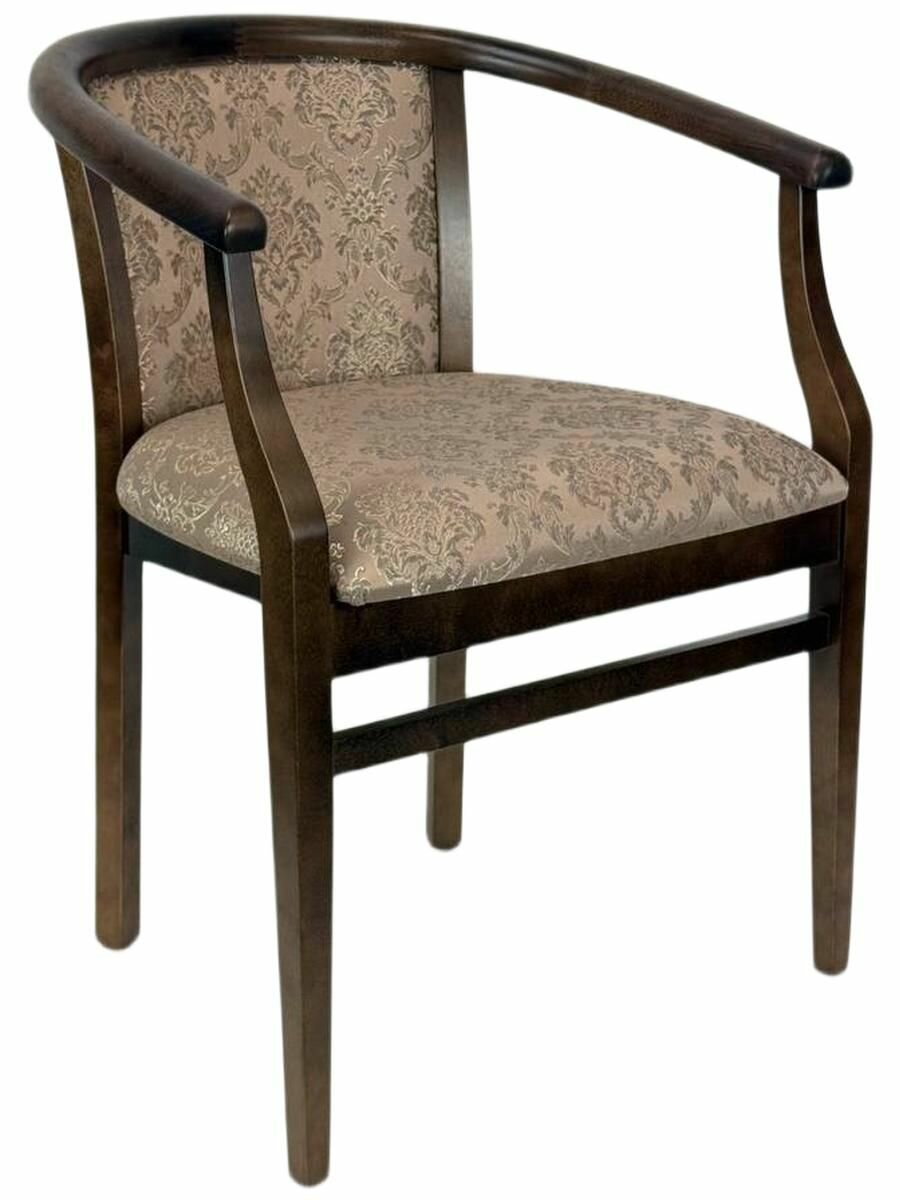 Стул для кухни и гостиной деревянный с подлокотниками ONDINE.