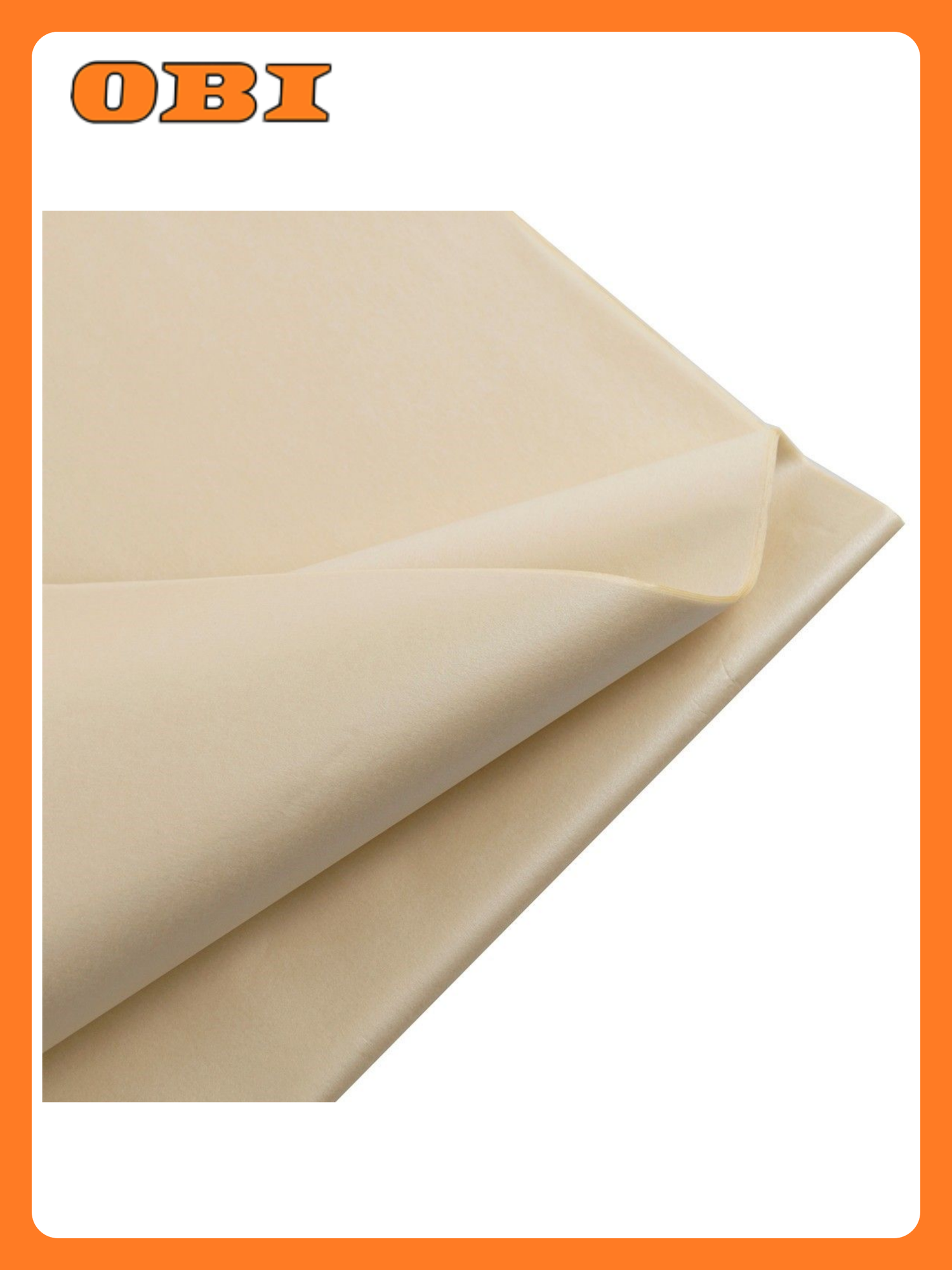 Бумага тишью кремовый 50х70 см