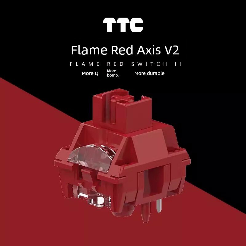 Новая красная ось TTC Flame Red V2 более похожа на Q-switch, более отзывчивая и более долговечная, с улучшенными