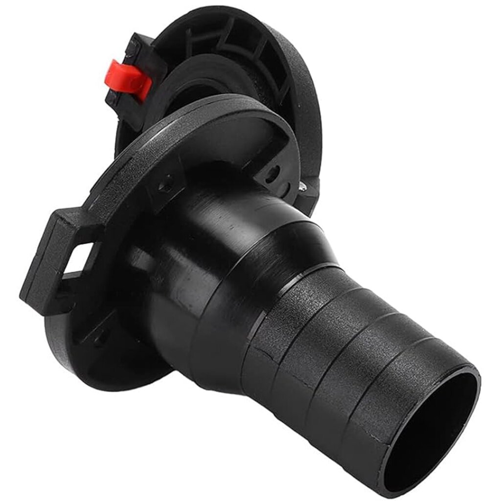 Герметичная 38-миллиметровая Заливная Горловина Из Черного Полимера Для Понтонной Окуневой Лодки