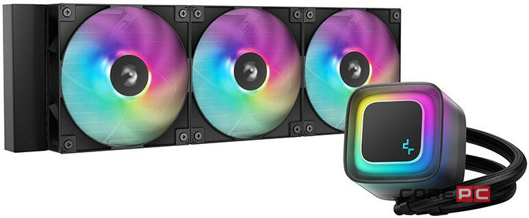 Система жидкостного охлаждения для процессора Deepcool LE360 V2 ARGB Black (R-LE360-BKAMMC-G-2)