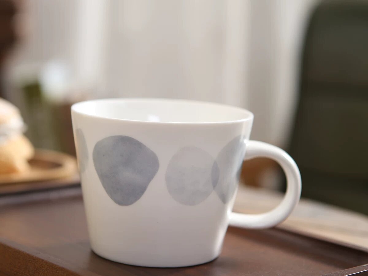 Скандинавская простая ретро-кружка большого размера, керамическая, для микроволновки, для завтрака, для молока, парная