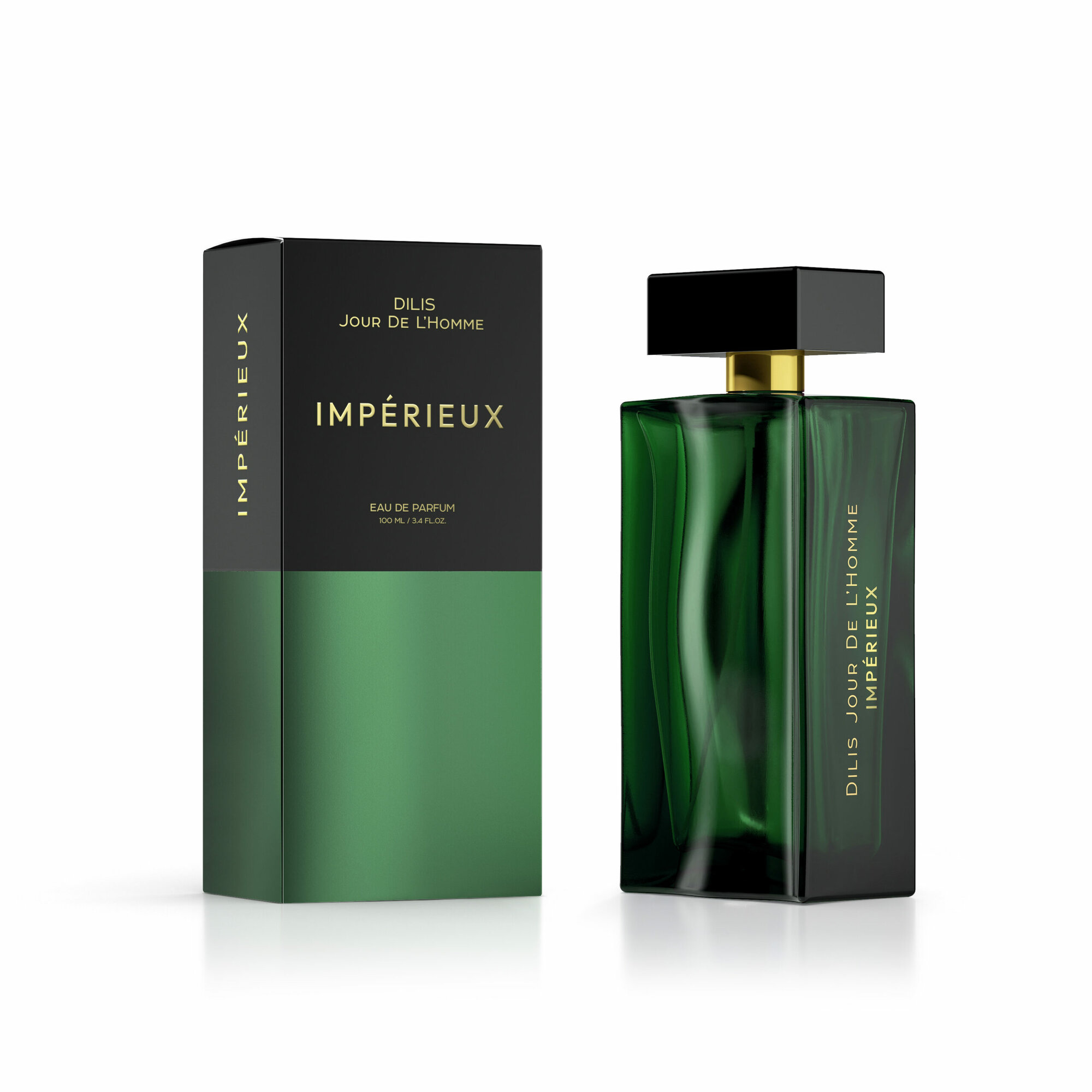 DILIS Парфюмерная вода мужскя "Jour de l`Homme Impérieux", перезаполняемый флакон 100 мл