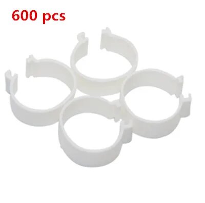 Кольца для ног птицы Adhere To Fly 25 мм Белый, белый