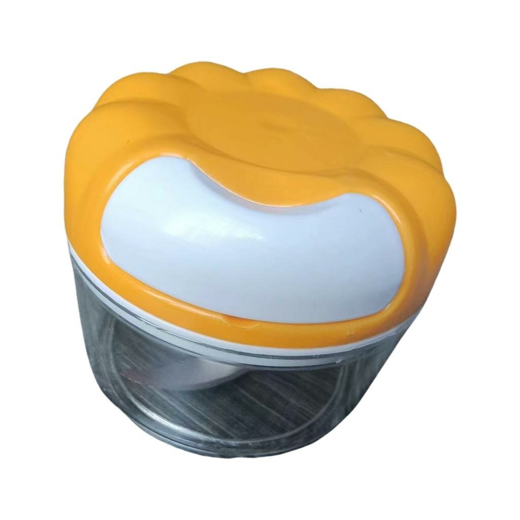 Чесночный пресс, Емкость 170 мл желтого цвета