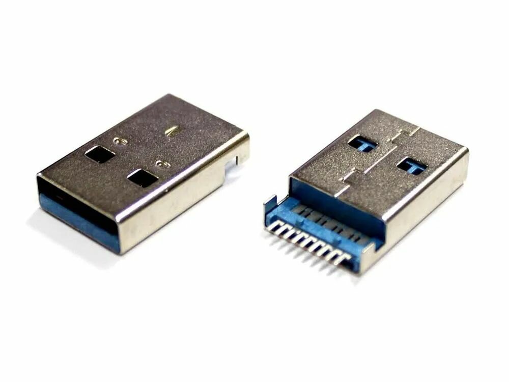 Разъем USB 3.0, 9 контактов под пайку
