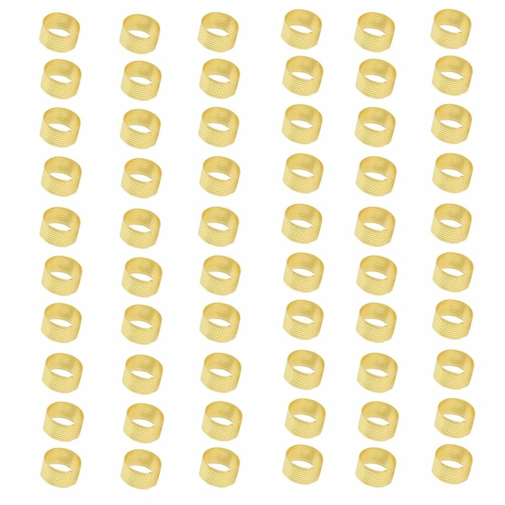 100 шт, наперсток для шитья, приспособление вышивания крестиком своими руками, кольцо-золото