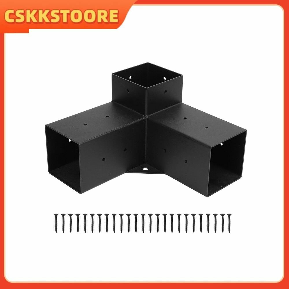 Кронштейн беседки оцинкованный 3-ходовой для перголы