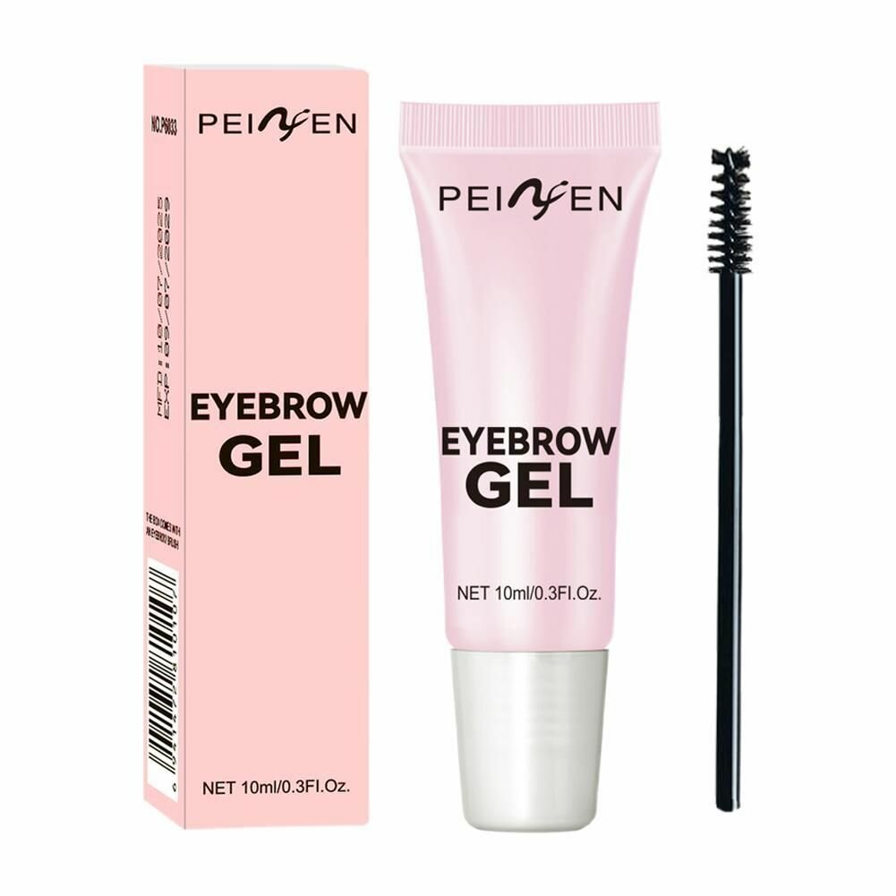 Гель для бровей фиксирующий стойкий, прозрачный, фиксатор с эффектом ламинирования