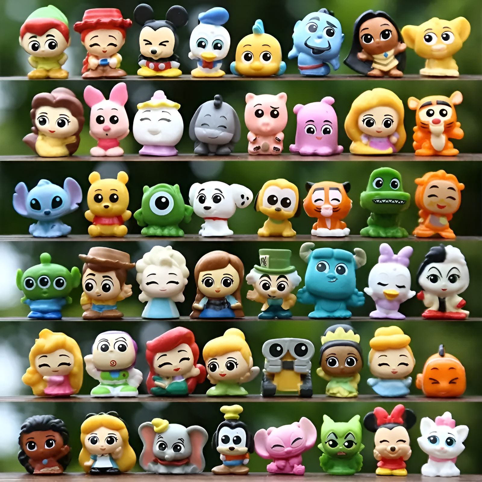 Фигурка Набор фигурок 48 штук Doorables Дисней, высота 2-3 см