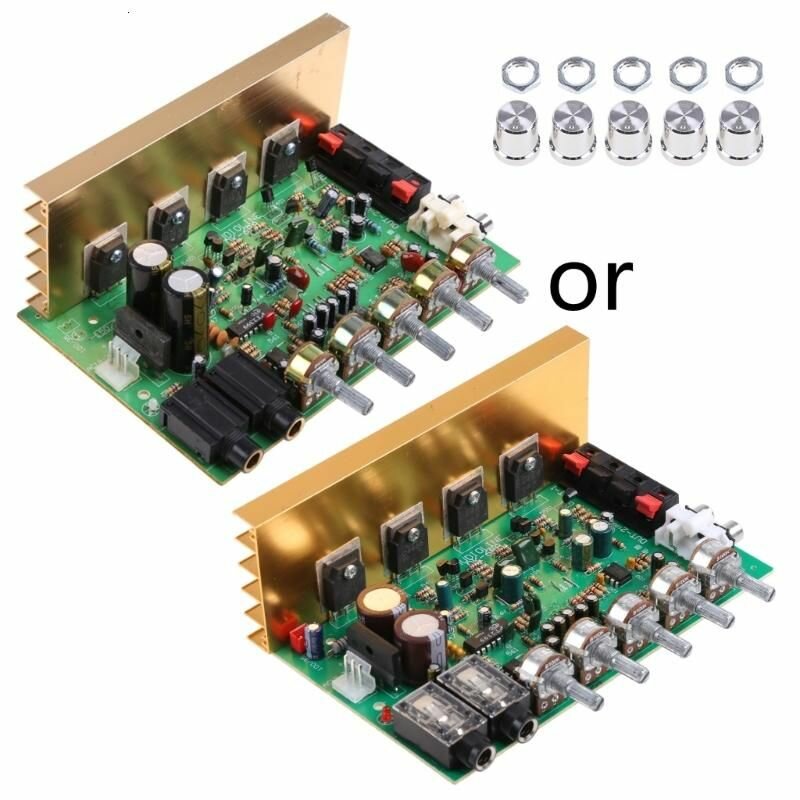 HIFI цифровой усилитель 100W с предусилителем