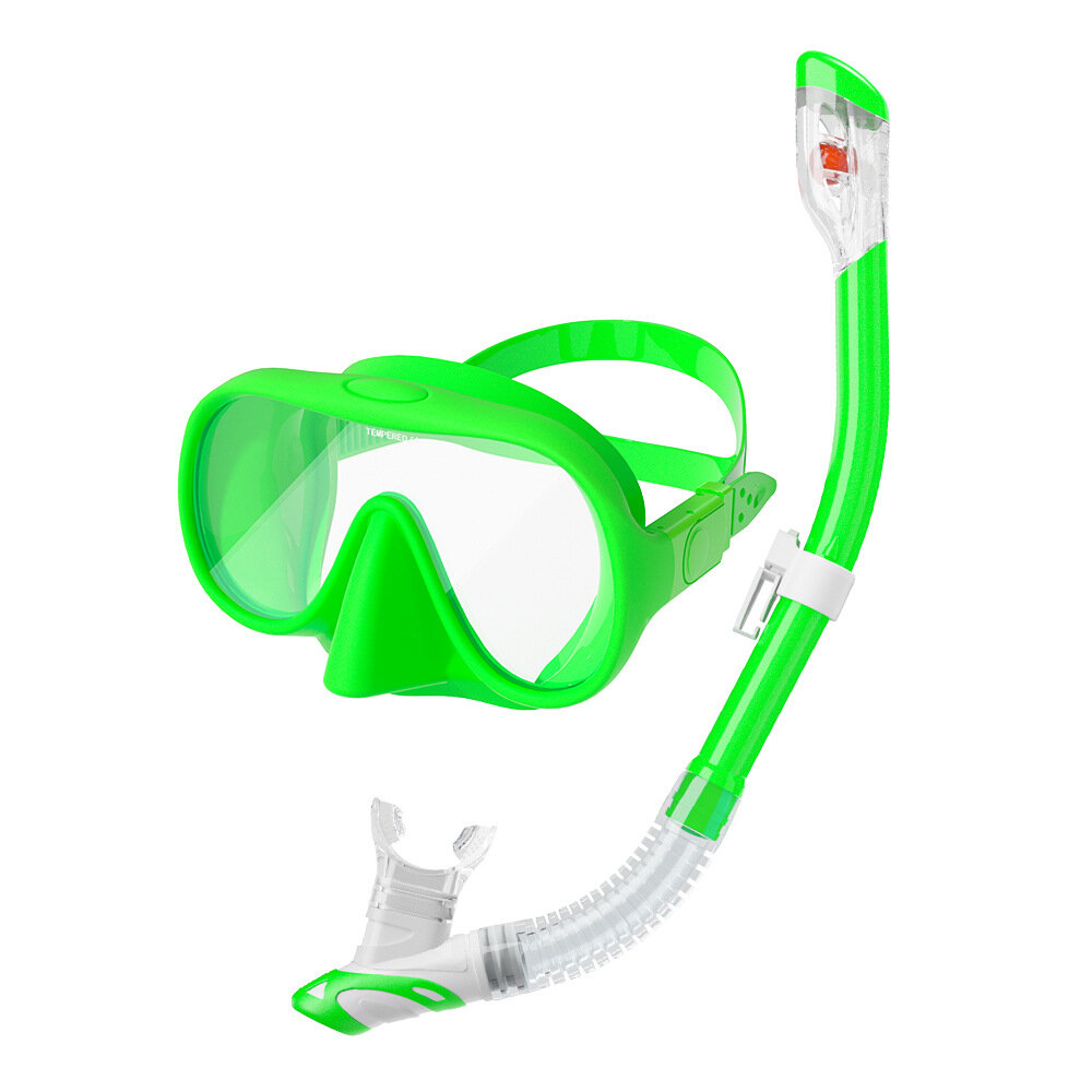 Набор для дайвинга и снорклинга Two Treasures, маска для дайвинга с антизапотевающим и антицарапающим покрытием, полностью сухой трубка для снорклинга