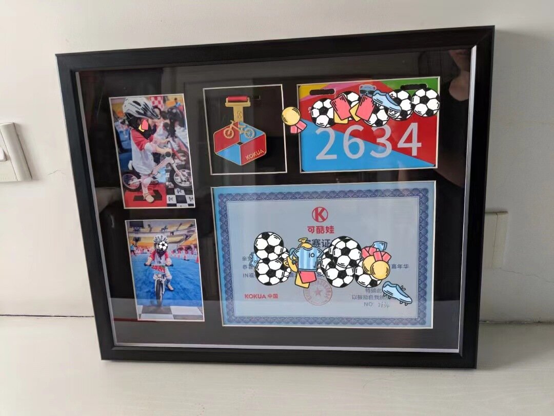 Рамка для хранения медалей марафона, настенное крепление, подставка для рамки балансировочного велосипеда, рамка для медалей, рамка из массива дерева, фоторамка HCDS