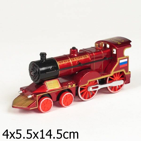 Технопарк Паровоз Красная стрела арт. СТ10-028(SB) с 3 лет