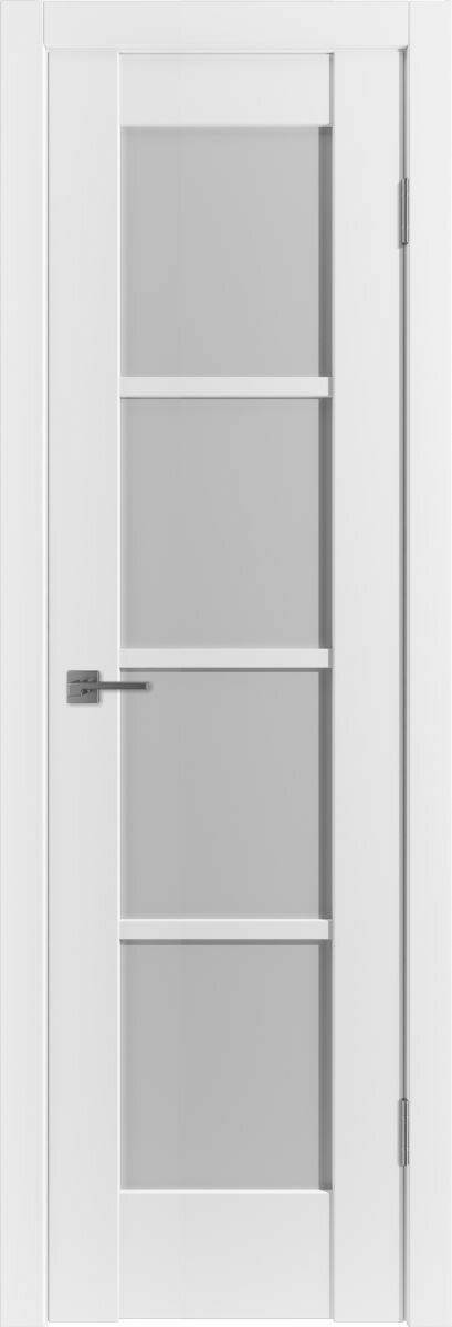 ЕР 1 Эмалекс белый Сатин белый (матированное стекло) 400*2000 (дверное полотно)