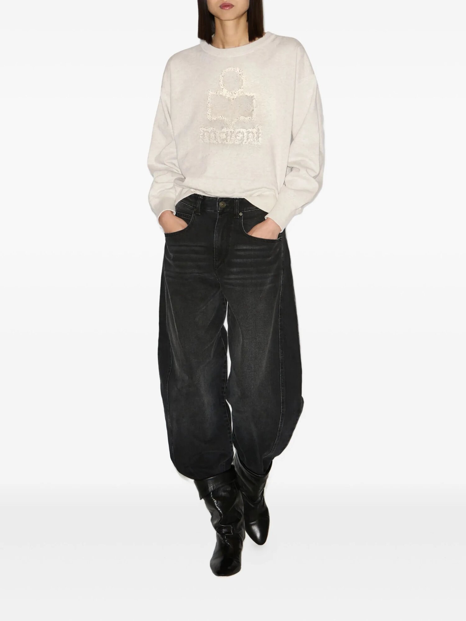 Толстовка Isabel Marant Mobyli, размер 42, , разноцветный — фото 1