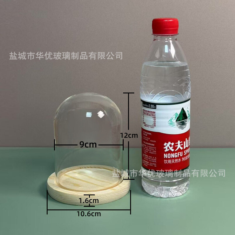 Прямые поставки с фабрики: вечные цветы, сушеные цветы, стеклянная крышка, демонстрационная коробка, пылезащитный чехол, фигурка, ручная модель, стеклянная крышка