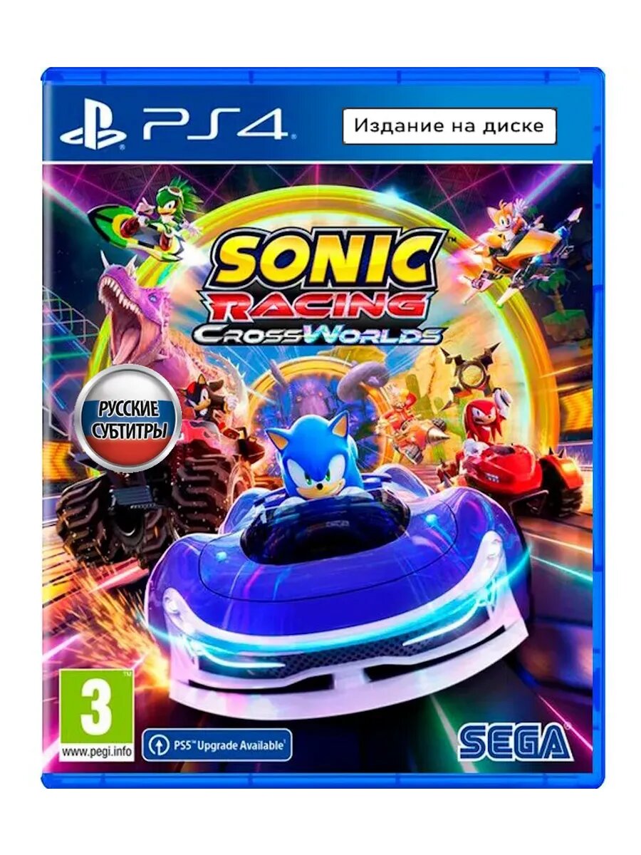 Игра Sonic Racing: Crossworlds (PS4) русские субтитры