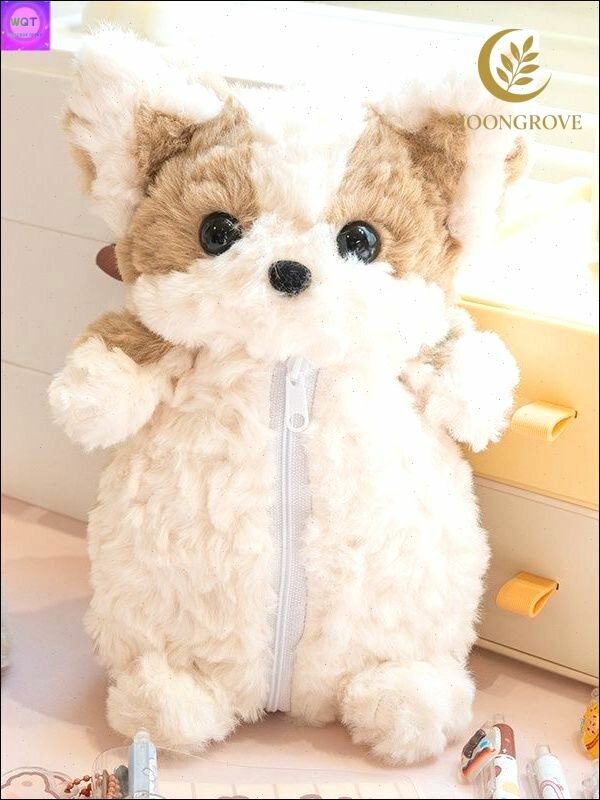 WQT плюшевый пенал с Стисом, милые канцелярские товары, форма корги