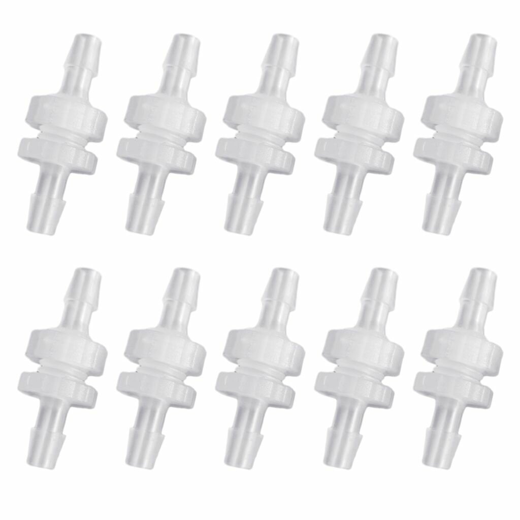 (1 упаковка из 10 комплектов) Соединитель пагоды для шланга с резьбой М8 гайкой - 4,0 мм