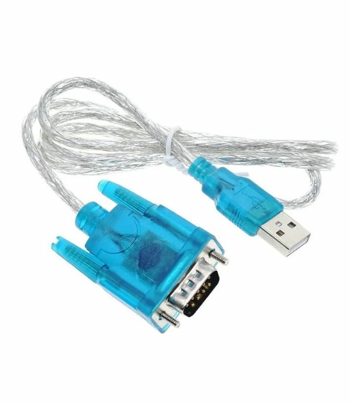 Кабель USB - COM/RS232, бирюзовый — фото 1