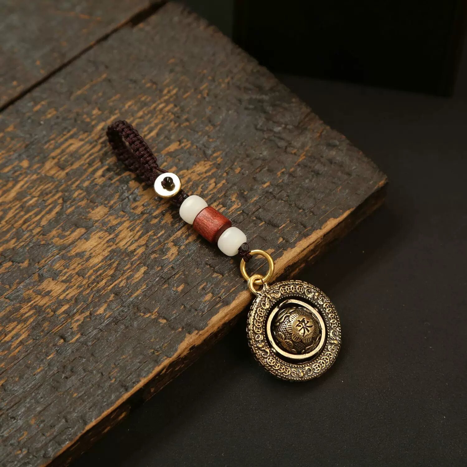 Латунный вращающийся глобус-часы в стиле ретро, состаренный, брелок для ключей, унисекс, подвеска для сумки, поделки