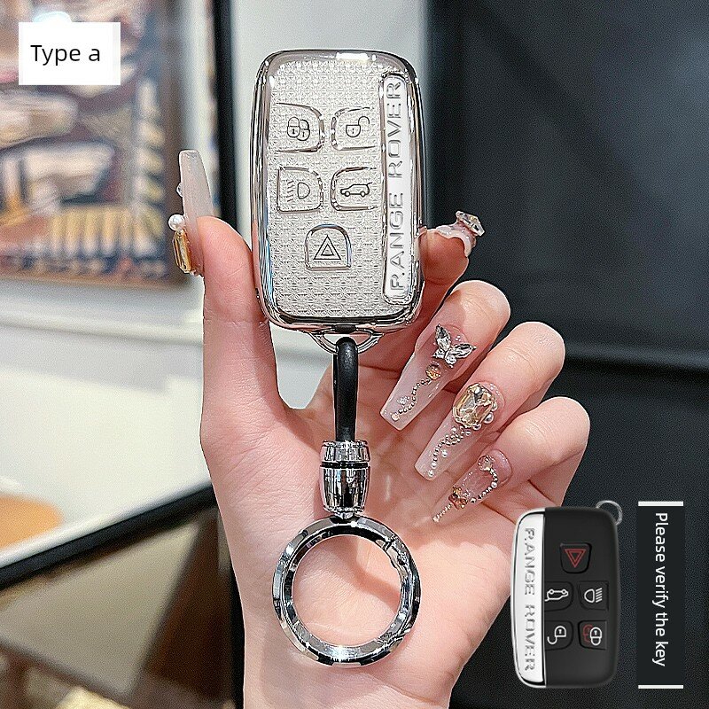 Чехол для ключей Land Rover Jaguar, брелок для Range Rover Sport, Velar, Evoque, Discovery 4, Freelander 5, чехол для