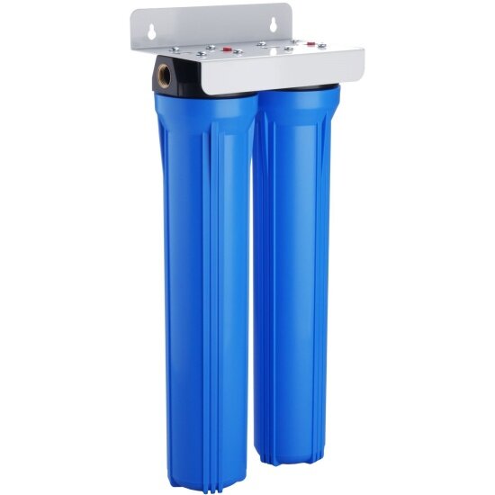 Корпус фильтра Гейзер С25 20SL 3/4" синий, двойной на раме