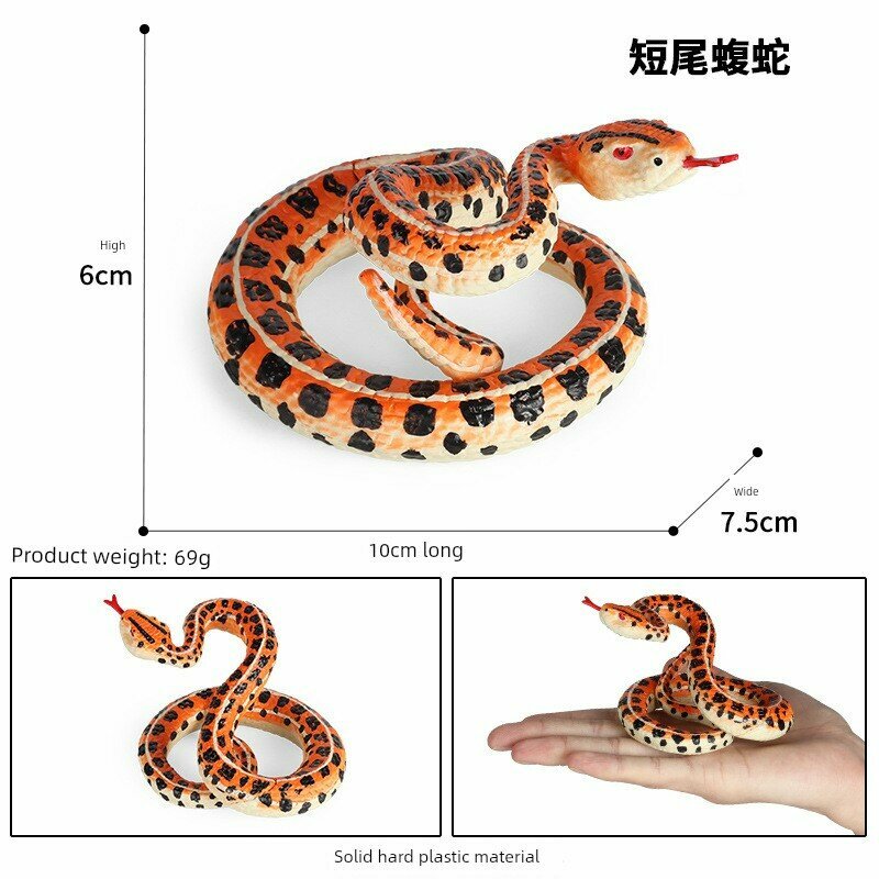 Детская игрушка-имитация змеи, модель рептилии, украшение, большой питон, кобра, змееглазка, реквизит для розыгрышей