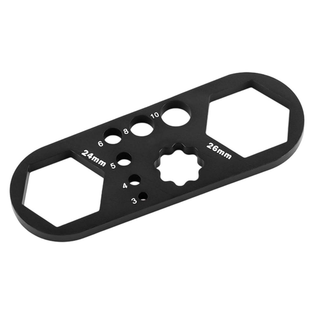 Алюминиевая вилка для велосипеда с крепёжным отверстием, Черный - Модель B