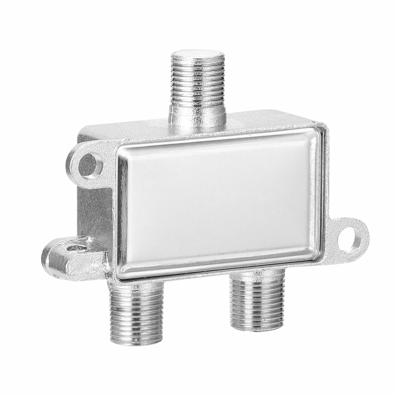 Diplexer SAT/ANT 2 Way Port JS-SA01 для смешивания сигнала телевизионного кабеля и спутникового ТВ, сепаратор волн, серебристый цвет, материал цинк, вес 29 г, размер упаковки 57*57*17 мм, вес упаковки 35 г, 1 шт