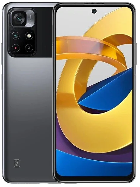 Дефект!! Смартфон Xiaomi Poco M4 Pro 4/64GB (NFC) (RU/A) Power Black (черный) Б/У уценка