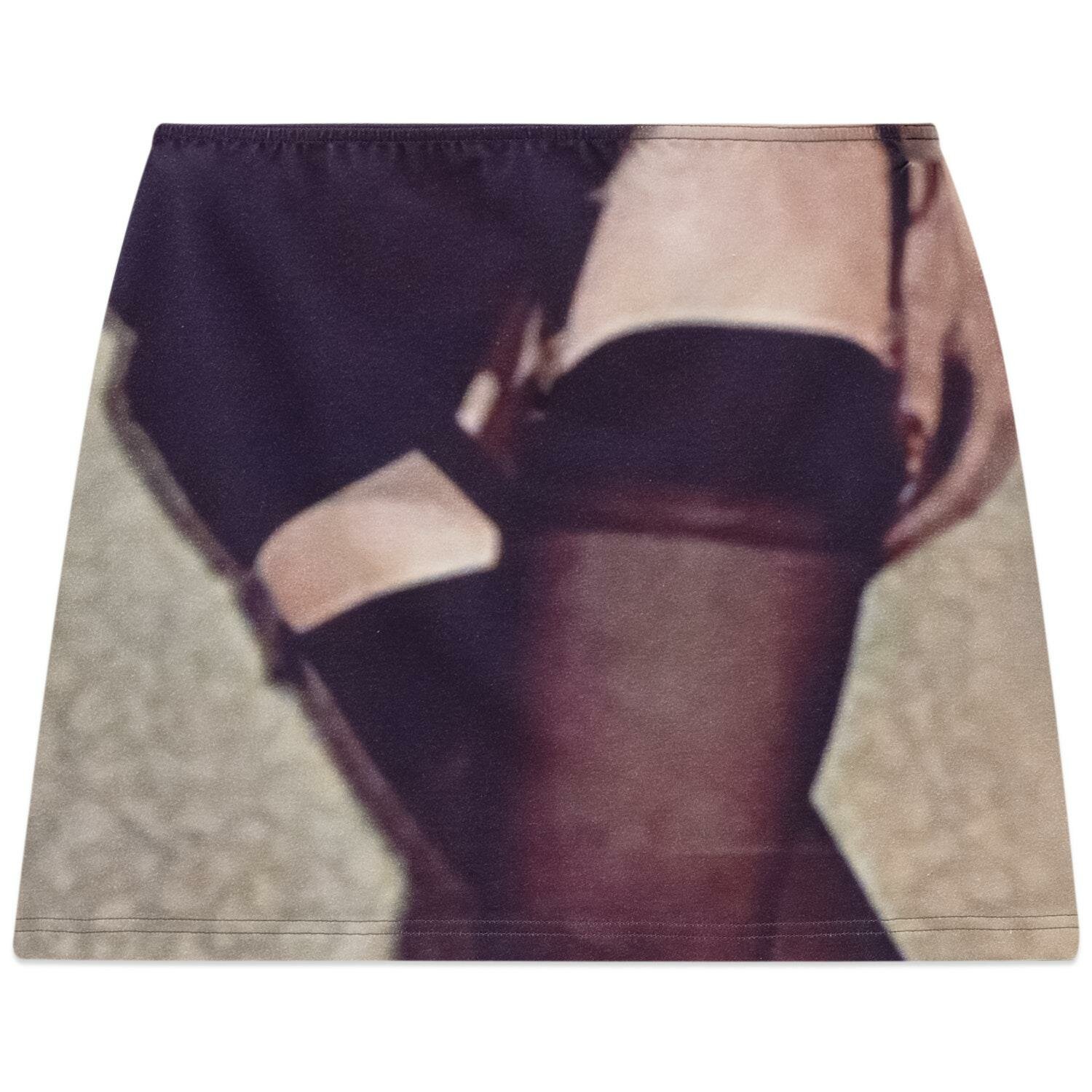 Юбка ЮБКА ELLISS JERSEY GARTER MINI SKIRT