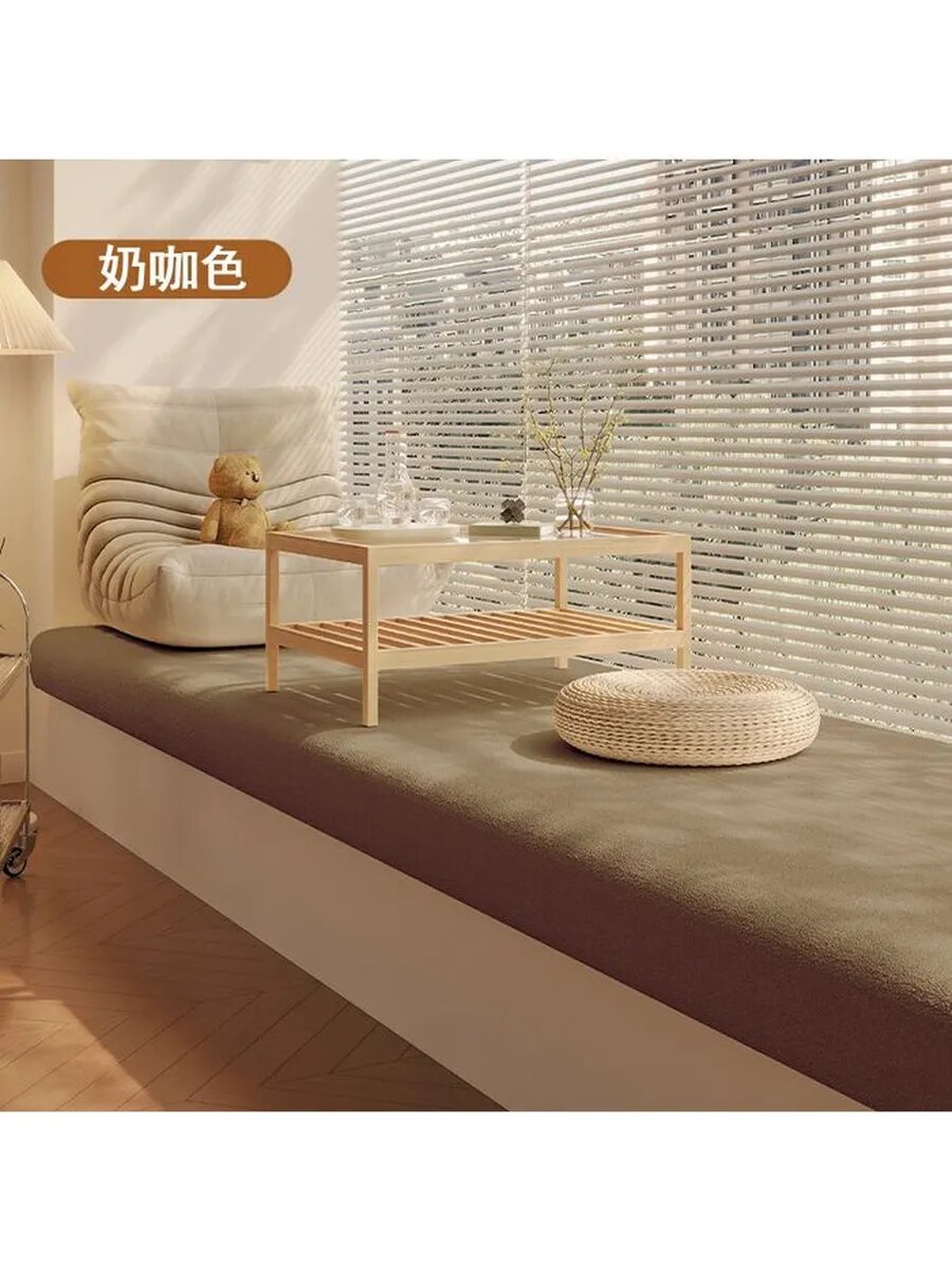 Подушка Yongguang из флиса Тедди, молочно-кофейный цвет