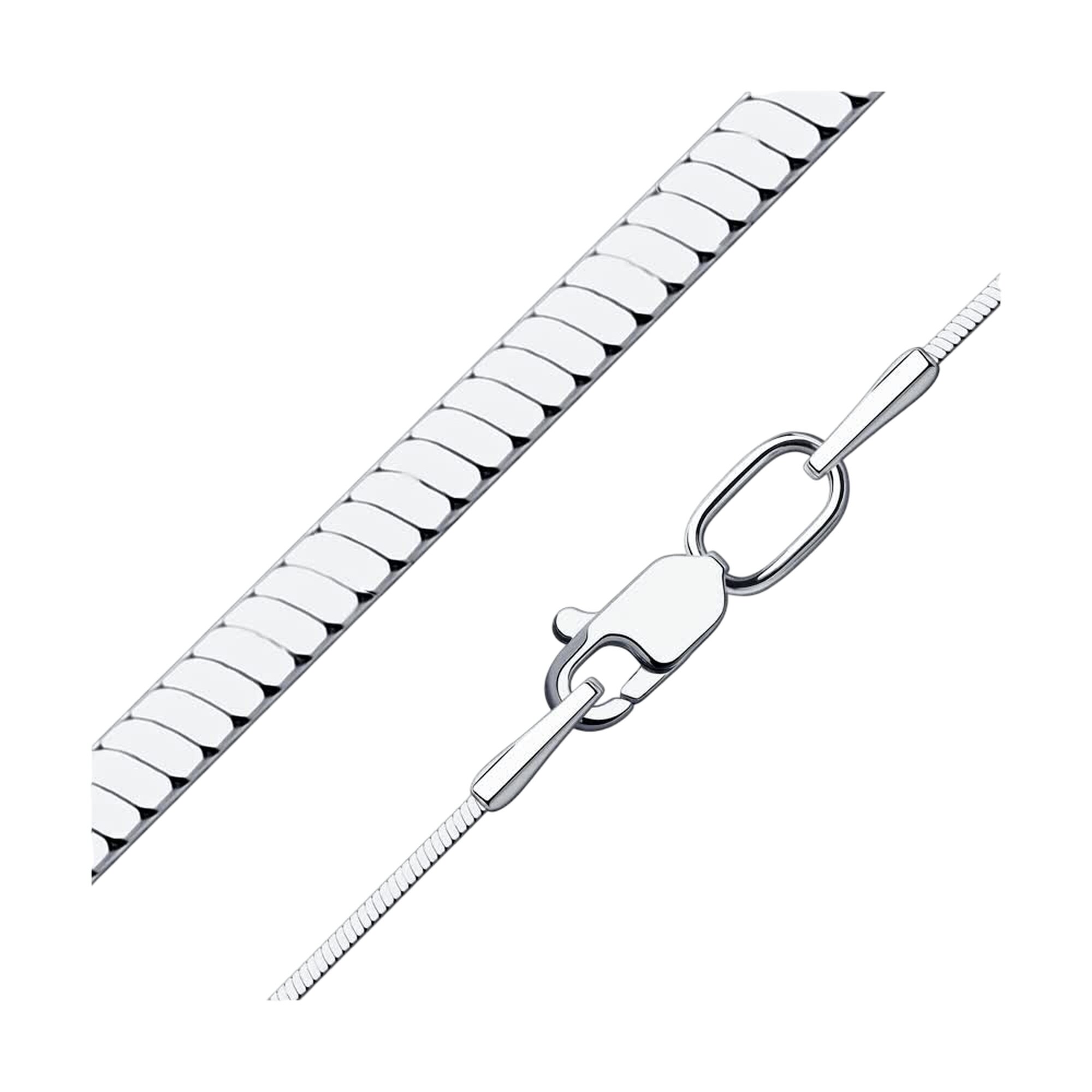 Цепь серебро, 925 проба, родирование