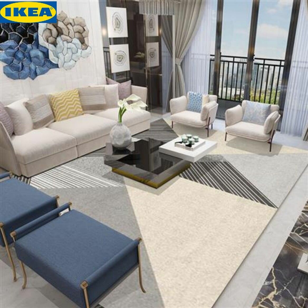 IKEA Ковер 140x200 см