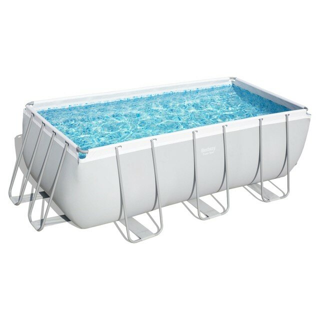 Бассейн каркасный BESTWAY 56456, 412х201х122 см, 8124 л, серый