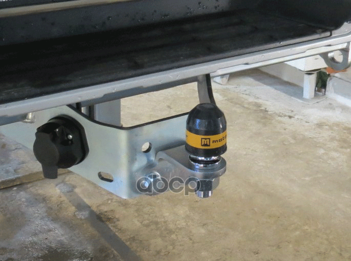 Фаркоп оцинкованный Mitsubishi L200 2006-2015 (кроме Long), L200 2015-2023, FIAT Fullback 2016-2019 фланцевое крепление шара .