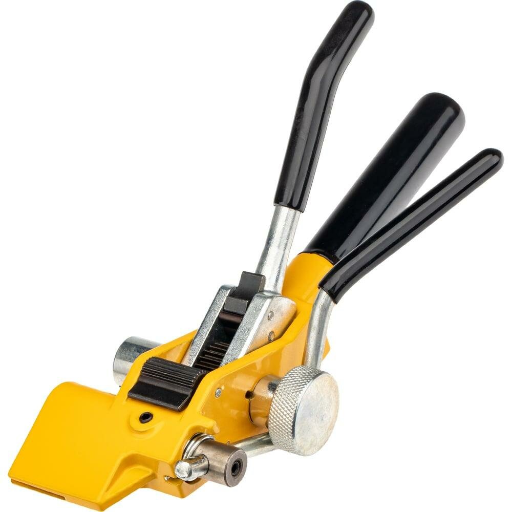 Инструмент для натяжения и резки стальной ленты duwi храповый механизм ширина ленты до 20мм металл 27806 5