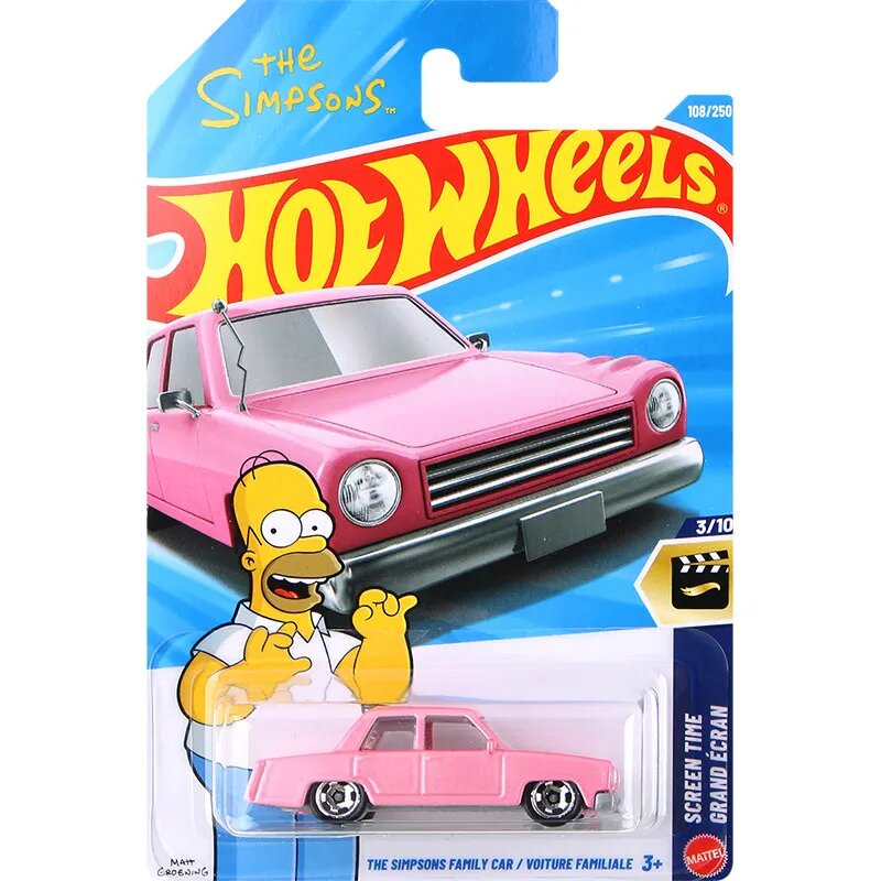 Hot Wheels The Simpsons Family Car, розовый