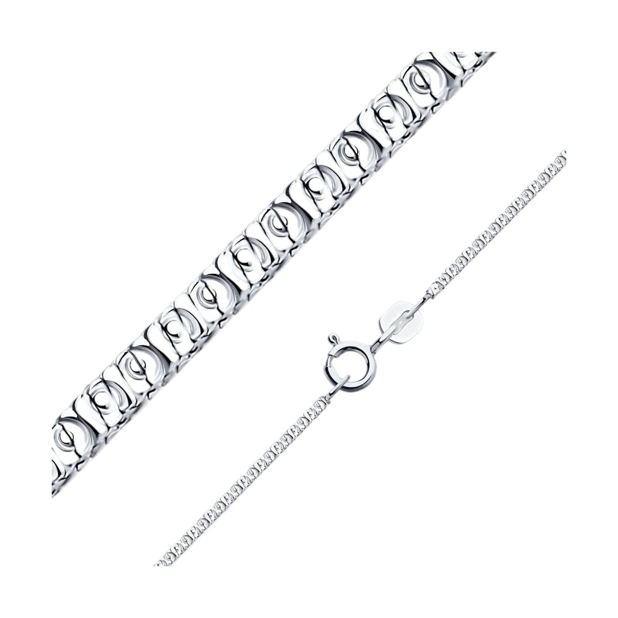 Цепь серебро, 925 проба, родирование