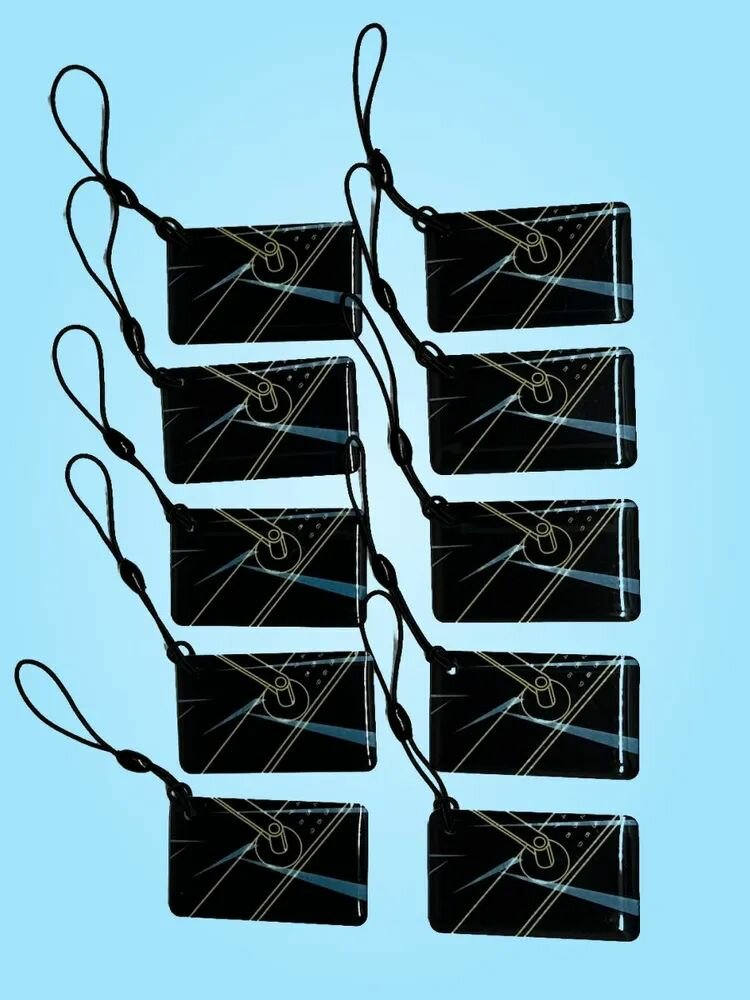 Карта ключ магнитная бесконтактная RFID NFC Mifare смарт карта брелок комплект 13.56 МГц