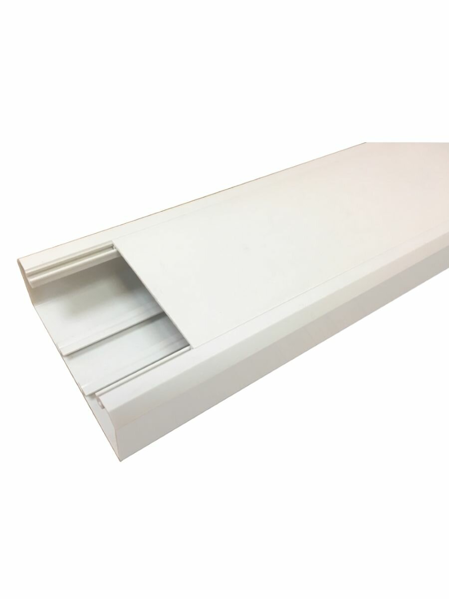 Короб Lanmaster LAN-CT120x50-WH 120х50 мм со съемной перегородкой, 2 метра, белый