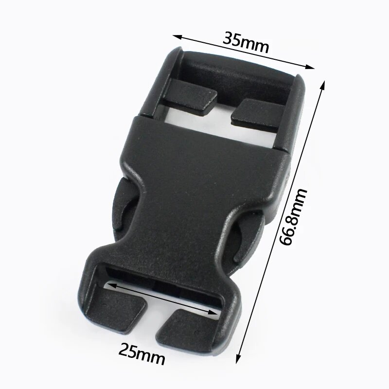 Пряжка пластиковая черная 25 мм XP180-25mm