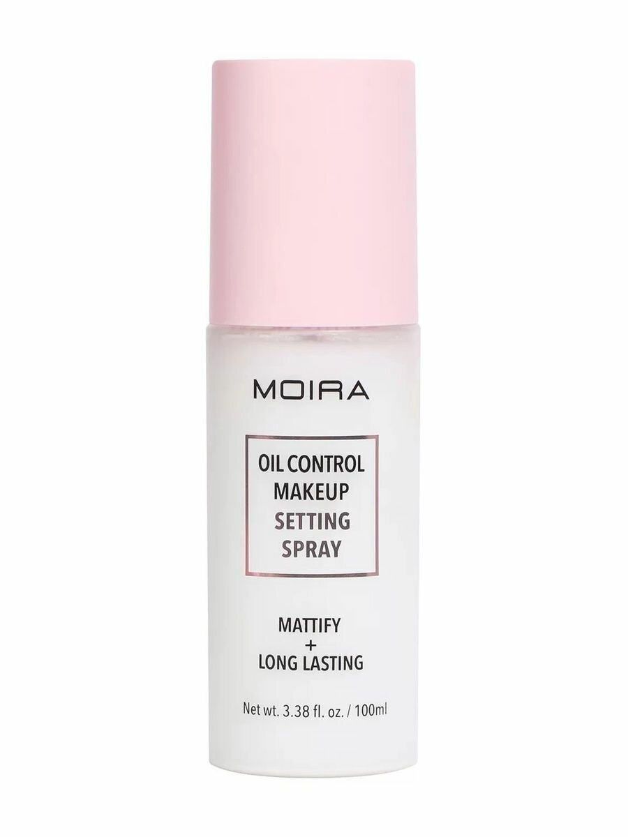 MOIRA Спрей для фиксации макияжа Moira Oil Control Makeup Setting Spray, 100 мл, 0 Прозрачный
