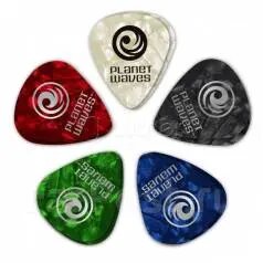 Медиаторы Planet Waves Classic Pearl Celluloid, капля, 10 шт