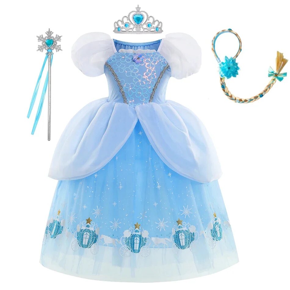 Платье Золушка для девочки, 3-4T (110), Dress13